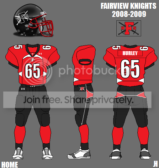 Fairview Knights Football - Concepts - Chris Creamer's Sports Logos ...