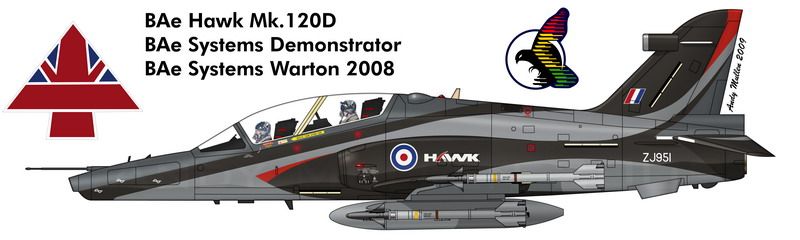 BAe Hawk Mk.120D BAe Systems Demonstrator 2008 - Ready for Inspection ...