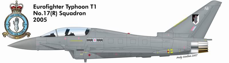 Eurofighter Typhoon T1 RAF 17(R) Sqn - Ready for Inspection - Aircraft ...