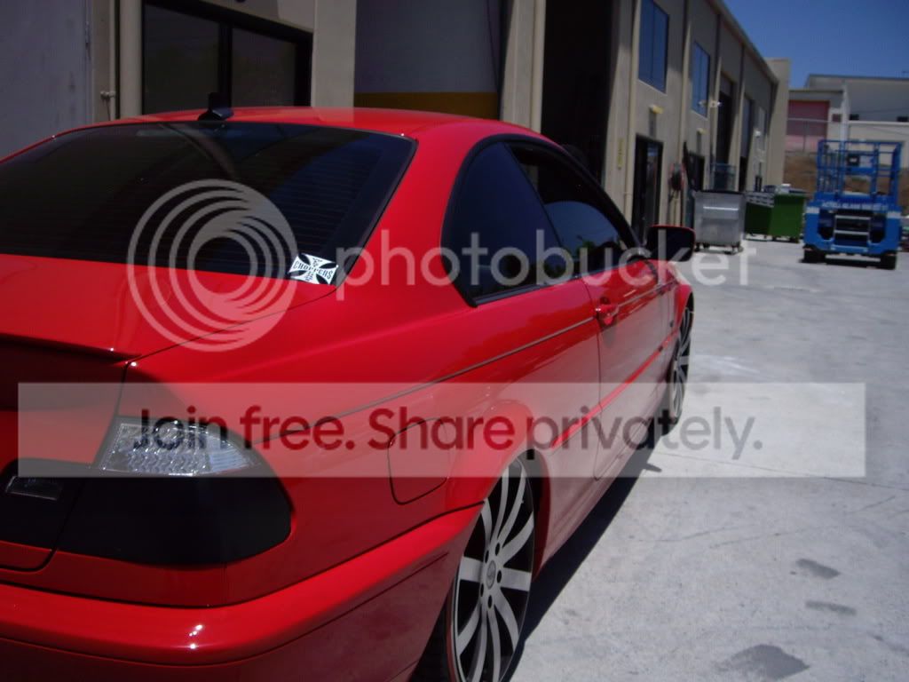 SLAMMED 325ci New Wheels + red and white walls | E46 Fanatics Forum