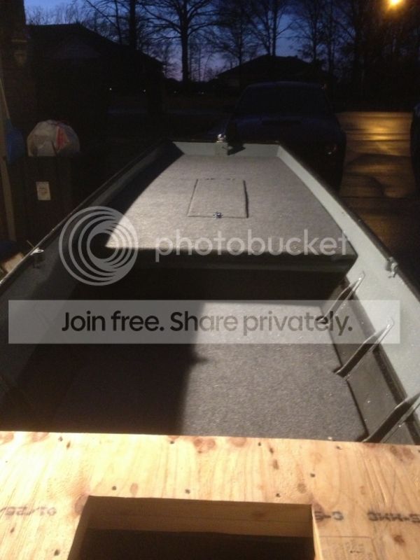 1970 flat bottom, 14 ft. jon boat modification | Aluminum Boat & Jon/V ...