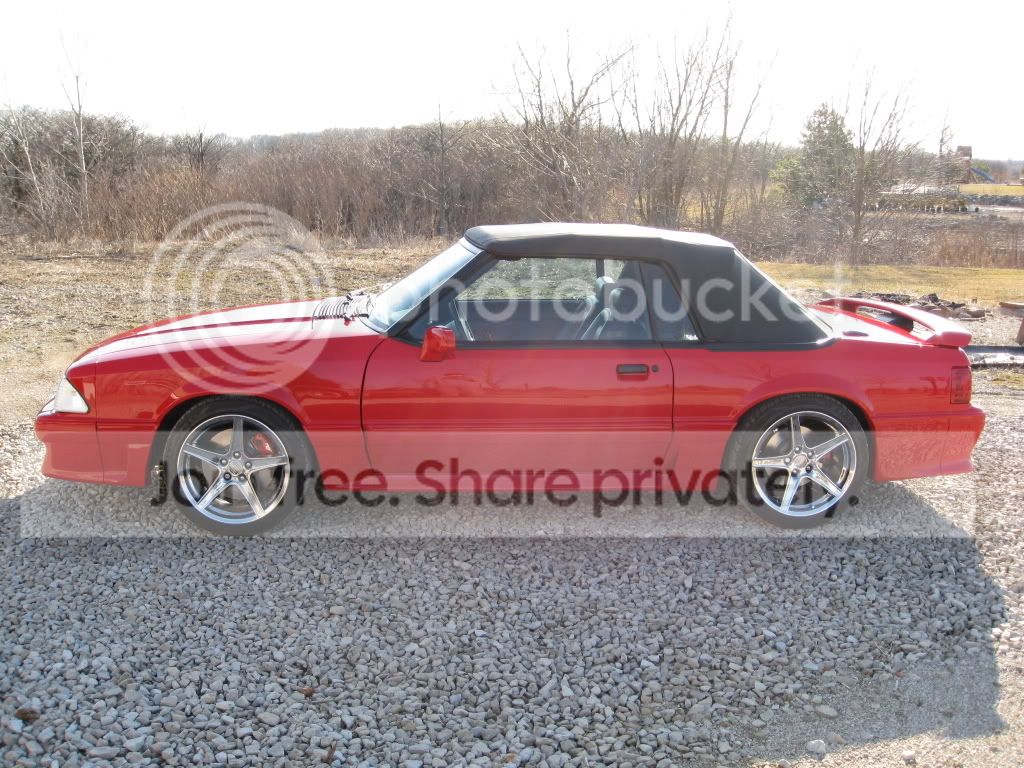 Red Fox Body Mustang Gt Convertible